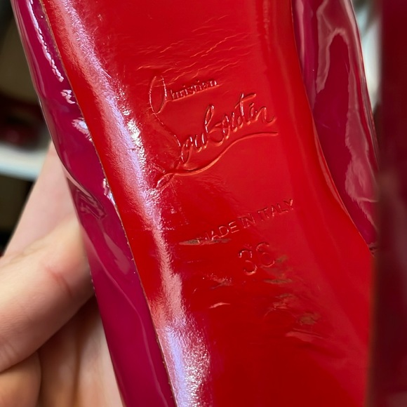 Christian Louboutin | Shoes | Louboutin Hyper Prive 2mm In Framboise ...